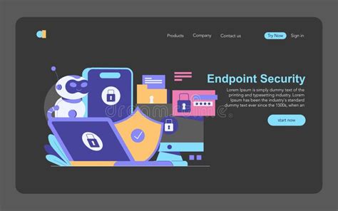 Ai Cybersecurity Flat Vector Illustration Stock Vector Illustration Of Control Shield 348120604