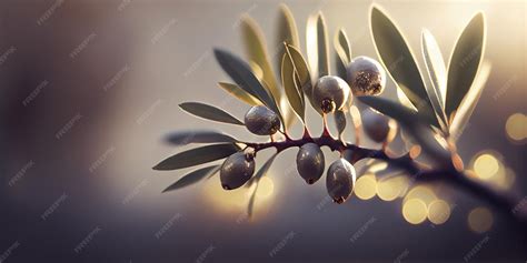 Premium Photo Closeup Of Olive Fruit On Tree Branch Olive Garden And