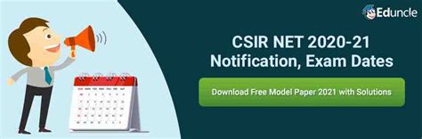 CSIR NET Notification 2020 21 Exam Dates Latest Updates
