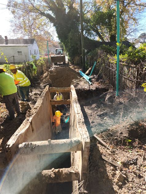 Tight Alleyway Sewer Replacement In Hampton Bill Witt