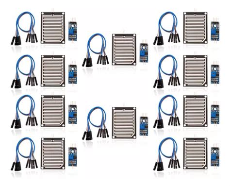 Piezas De Modulo Yl Sensor Gotas De Lluvia Arduino Pic MercadoLibre