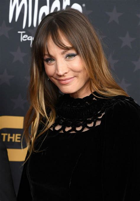 Kaley Cuoco Critics Choice Awards Celebmafia