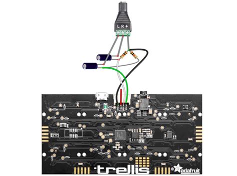 Audio Input Circuit Trellis M4 Audio Filter Visualizer Adafruit