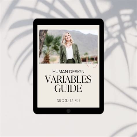 Human Design Variables Guide Nicole Laino Coaching