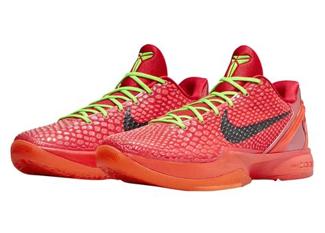 Nike Kobe 6 Protro Reverse Grinch Dec 2023 Fv4921 600