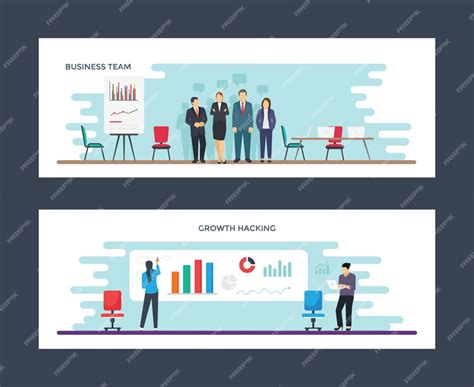 Premium Vector Set Of People Interacting Banners