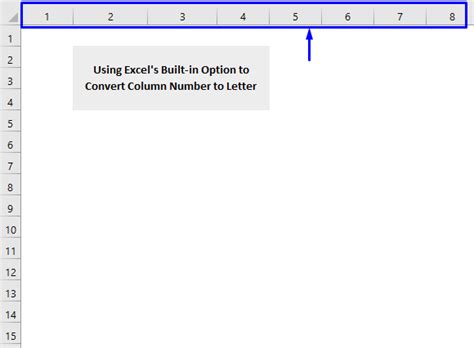 How To Convert Column Number To Letter In Excel Methods ExcelDemy