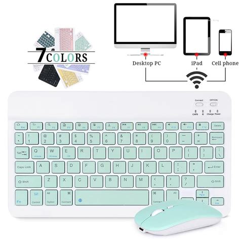 Universal Bluetooth Keyboard Mouse Wireless For Ipad Tablet Laptop Mini Slim Keyboards And Mice