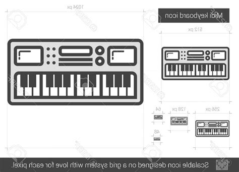Music Keyboard Vector At Collection Of Music Keyboard Vector Free For Personal Use