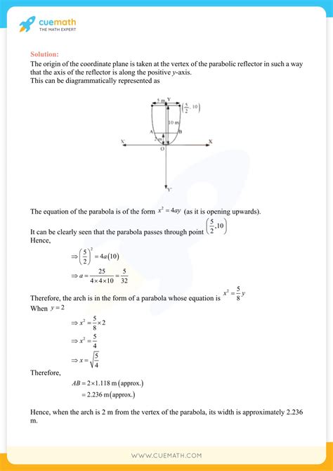 Ncert Solutions For Class 11 Maths Chapter 11 Conic Sections Access Free Pdf