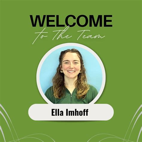 Welcome Ella Imhoff Kl Engineering