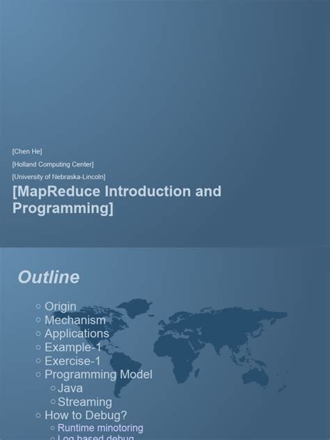 Mapreduce Its Applications For Course Pdf Scheduling Computing
