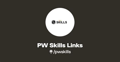 Pw Skills Links Twitter Instagram Linktree