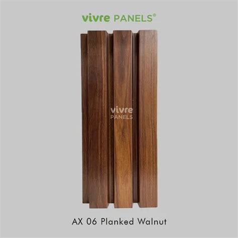 Exterior Cladding Aluminium Composite Planked Walnut Ax 6 At ₹ 600 Sq Ft Wpc Wall Cladding