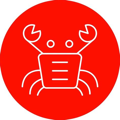 Crab Line Circle Color Icon 38713870 Vector Art At Vecteezy