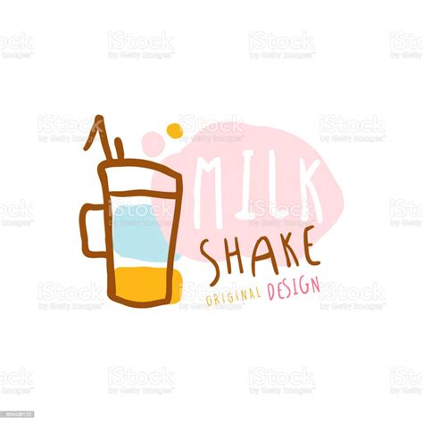 밀크 쉐이크 아이콘 원래 디자인 레스토랑 바 카페 메뉴 달콤한가 게에 대 한 요소 손으로 그려진된 벡터 일러스트 레이 션 0명에 대한 스톡 벡터 아트 및 기타 이미지