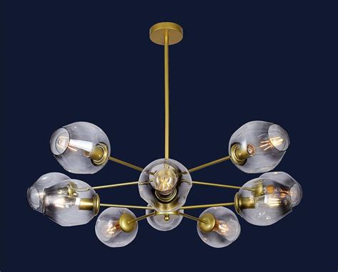 Люстра в стилі модерн 7526035 10 Gd Bk — ціна 4260 грн у каталозі Люстри Купити товари для дому