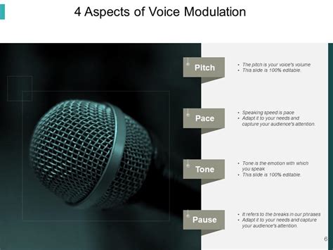 Voice Modulation Communication Effective Variation Icon Intonation Presentation Graphics
