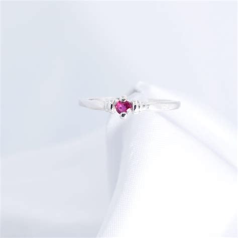 Small Ruby Ring Etsy