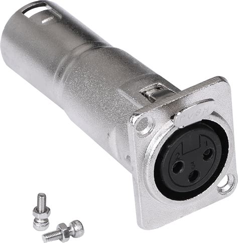 Amazon Com XYFD XLR Female To Male Microphone Connector Pin Plug To Jack Mounting Connector