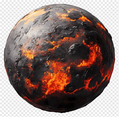 Lava Planet Lava Planet With Fiery Surface Png Pngwing