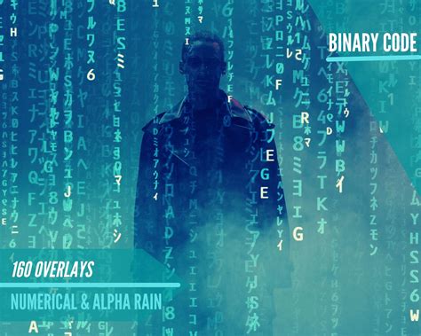 Binary Code Numerical And Alpha Rainoverlays Add Ons Graphicriver