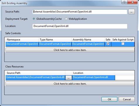 Deployment How To Add And Use External Assemblies In Solutions