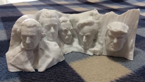 Mount Rushmore Donald Trump President 3d Printed Replica Sculpture