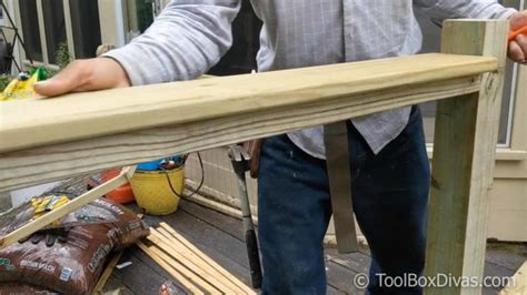 How To Easily Build And Install Deck Railing ToolBox Divas