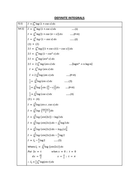 Cbse Worksheets For Class 12 Definite Integrals Assignment 03 Pdf