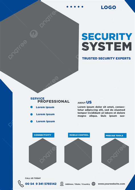 Flyer Security System Template Template Download On Pngtree