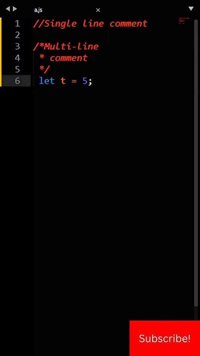 Javascript Comment Youtube