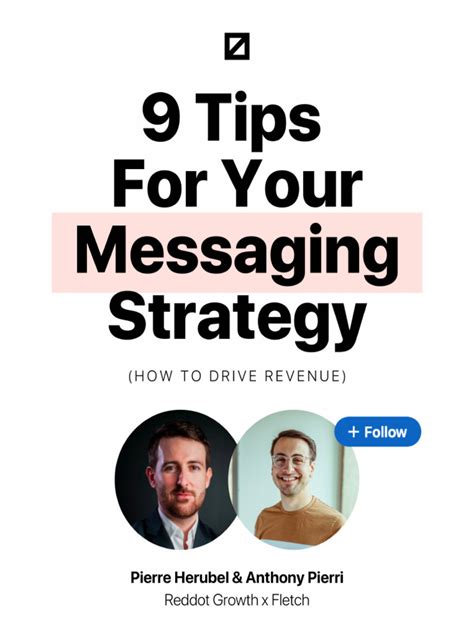 9 Tips For Your Messaging Strategy Pdf