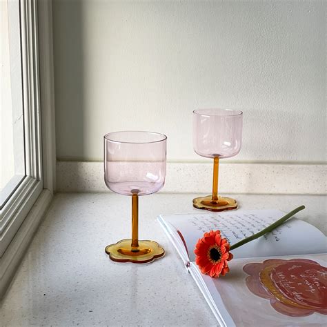 와인·양주·칵테일잔 리퍼 블라썸 꽃잎 와인잔 고블렛잔 2p 세트 오늘의집 쇼핑