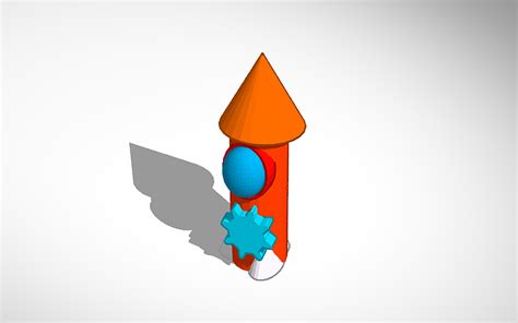 3d Design Beginner Rocket Tinkercad