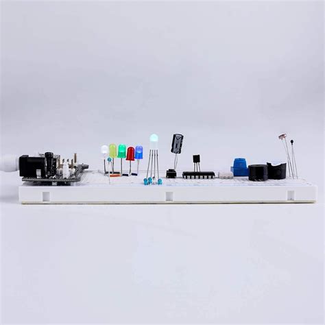 Kit Componente Electronice Robofun Cu Sursa Cabluri Potentiometru Breadboard Compatibil