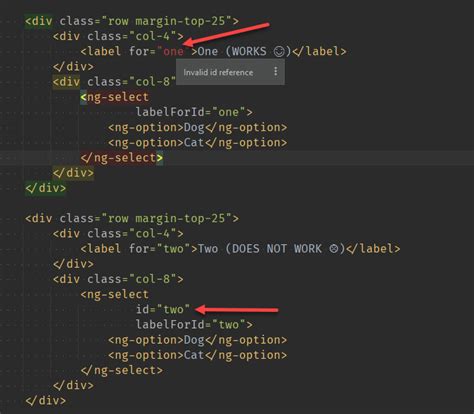 QUESTION BUG LabelForID And ID Does Not Work Together Issue