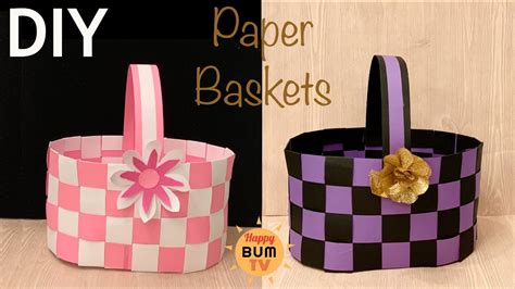 How To Make Paper Basket With Paper At Anitra Bourne Blog