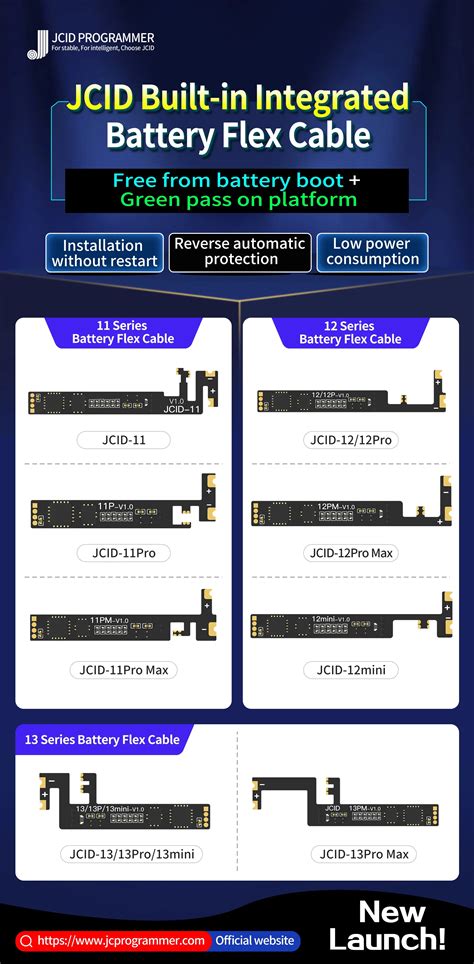 Jcid Programmer Full V1s Pro Original Jcid Battery Repair Flex Cable For Iphone 11 Battery