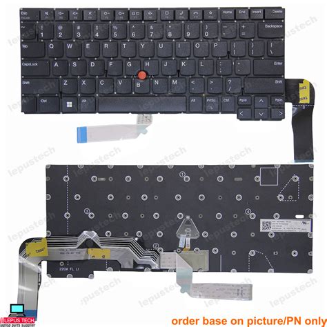 Lenovo Thinkpad T14s Gen3 Gen4 E14 R14 Gen5 T14p Gen1 Black Us Keyboard
