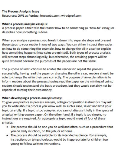 24 Process Essay Examples To Download