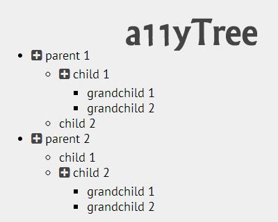 A11yTree Lightweight JQuery Tree Plugin JQuery Plugins