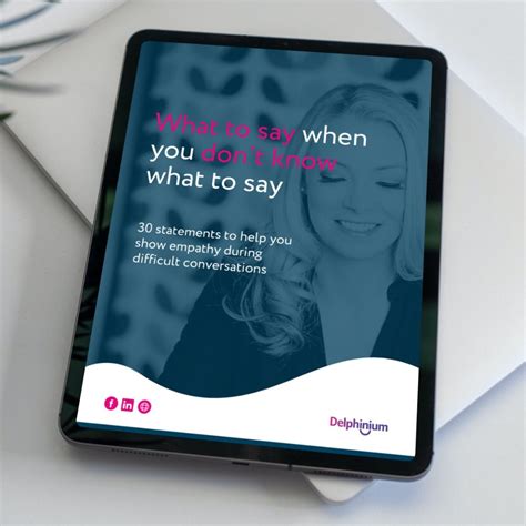 Delphinium Empathystatements Effectivecommunication Delphinium Learning And Development