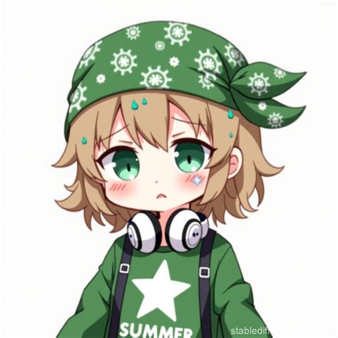 Chibi Anime Character With Sad Expression Stable Diffusion Online