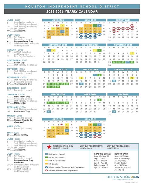 Houston Independent School District Calendar 2026 2027 Pdf
