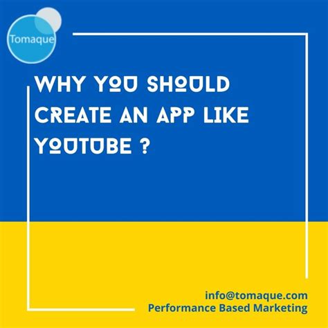 App Like Youtube Tomaque Digital Services