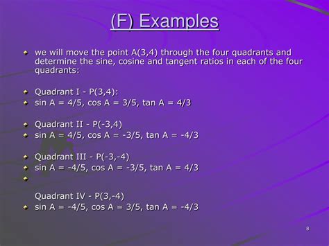PPT TF Angles In Standard Position And Their Trig Ratios PowerPoint Presentation ID
