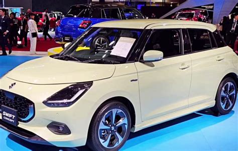 India Bound 2024 Maruti Suzuki Swift Hybrid In White Colour A Closer