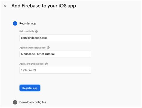 Flutter Configure Firebase For Ios And Android Kindacode