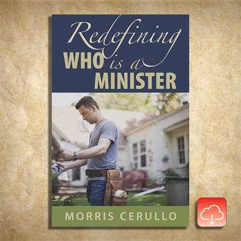 Redefining Who Is A Minister Ebook Morris Cerullo World Evangelism